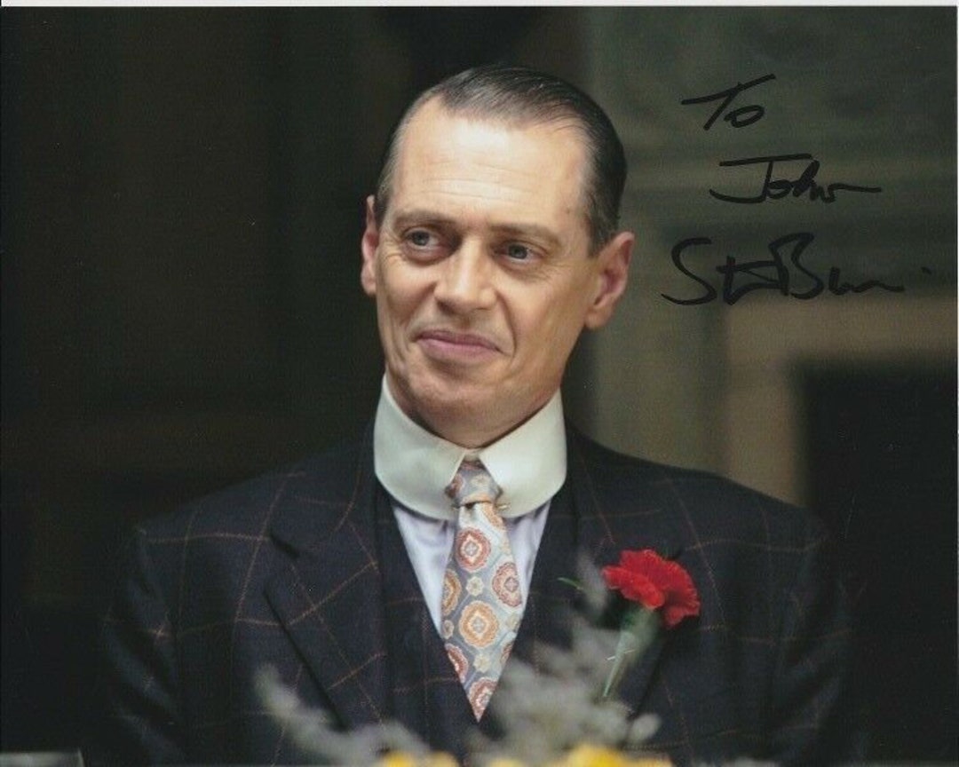 Steve Buscemi Signed 8x10 Broadwalk Empire Nucky Thompson Photograph ...