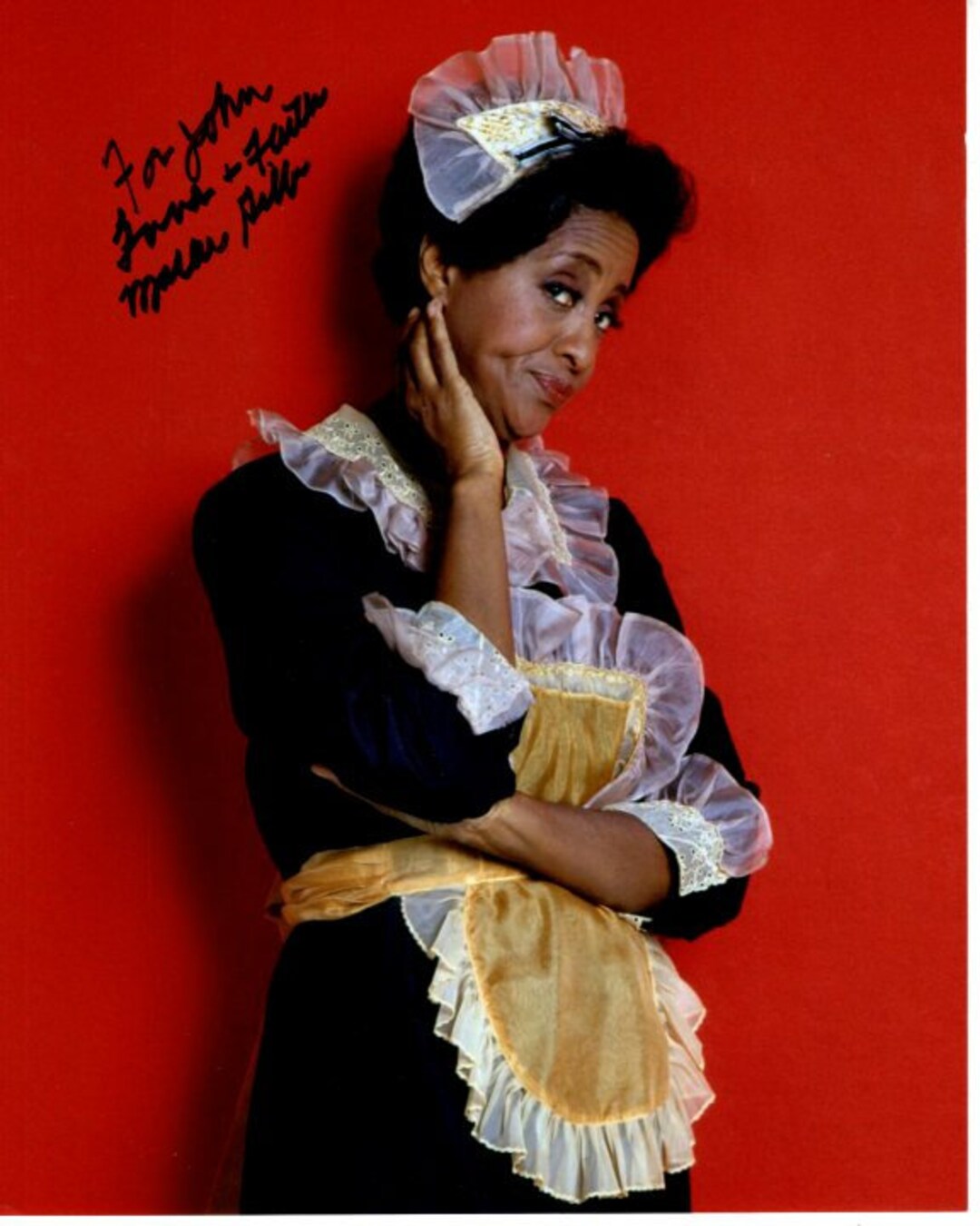 Marla Gibbs Autographed Signed 8x10 the Jeffersons Florence Johnston ...