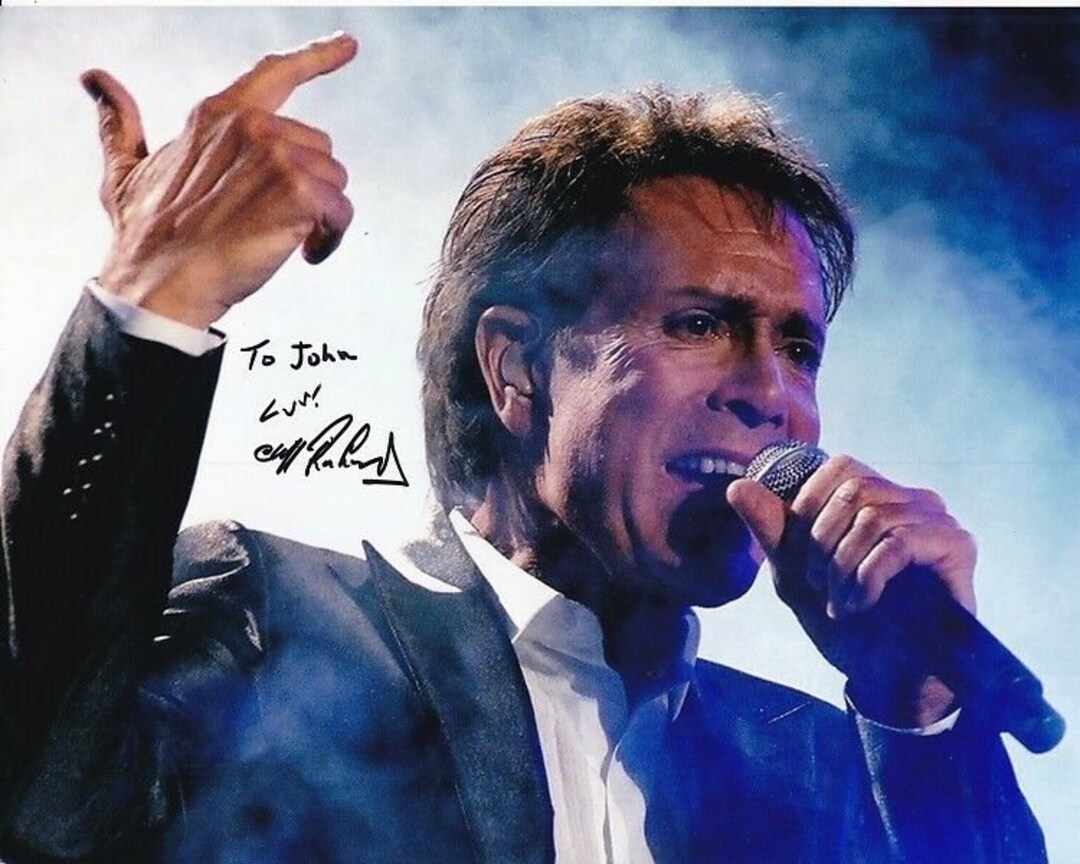 Cliff Richard Autographed Signed 8x10 Photograph - to John - Etsy