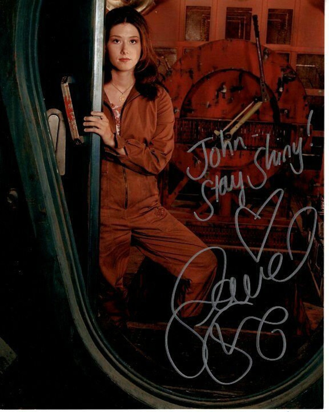 Jewel Staite Signed 8x10 Firefly Kaylee Frye Photograph - to John - Etsy