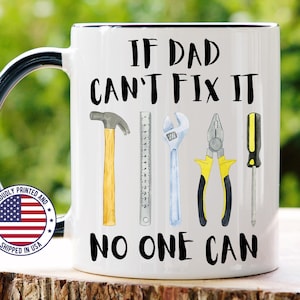 Personalized Father's Day Mug, Handyman Coffee Mug for Dad, Gift for ...