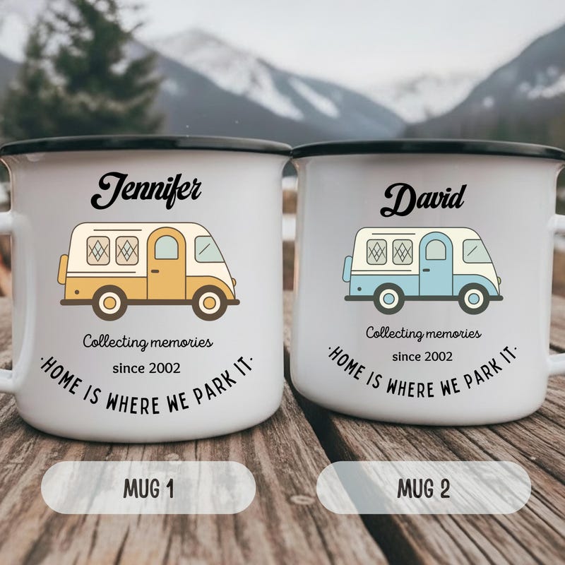 Enamel Cups Caravan - Etsy