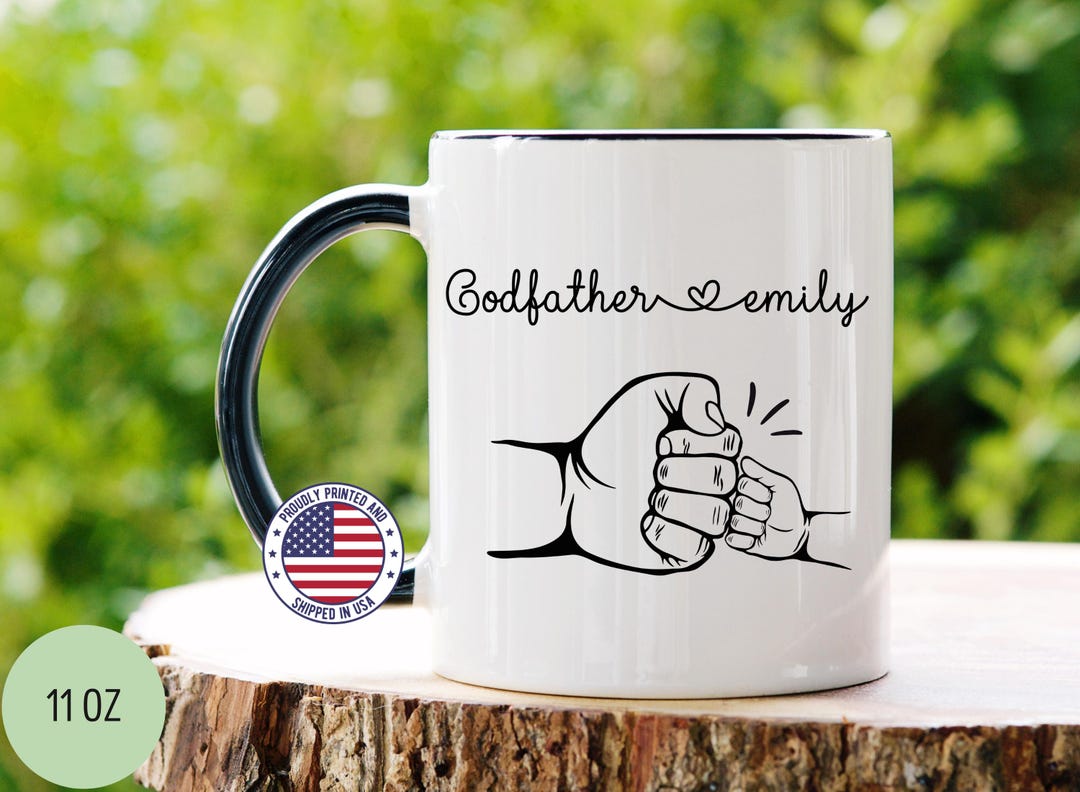 Personalized Godfather Gift, Godfather Mug, Father's Day, Birthday or ...