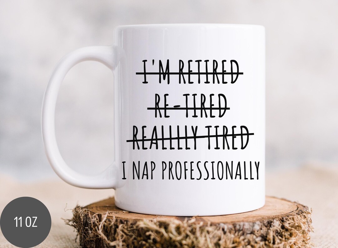 Funny Retirement Gift, Retired Coffee Mug for Men & Women, Retirement ...