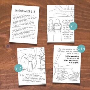 Easter Coloring Pages! Empty Tomb, Resurrection, Bible Verse, KJV ...