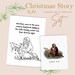 KJV Christmas Story Set: Flashcards and Coloring Pages - Etsy