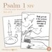 Psalm 23 NIV, Bible Verse Coloring Pages, Shepherd's Psalm, Printable ...