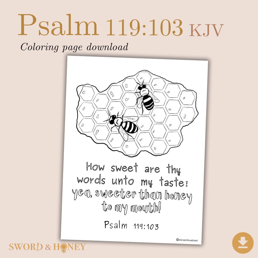 Bible Verse Coloring Page, Psalm 119, KJV, Printable Christian Kid's ... Bible Verse Coloring Page, Psalm 119, KJV, Printable Christian Kid's ...