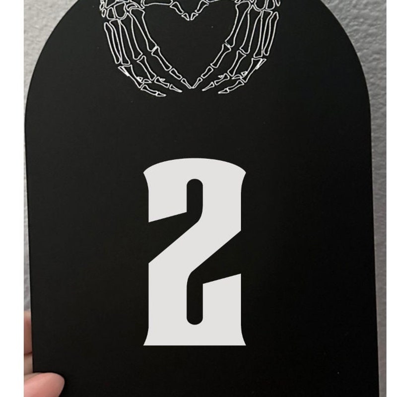 Spooky Table Numbers - Etsy