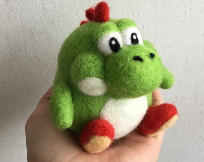 Fat Yoshi - Needle Felted From Wool - Etsy