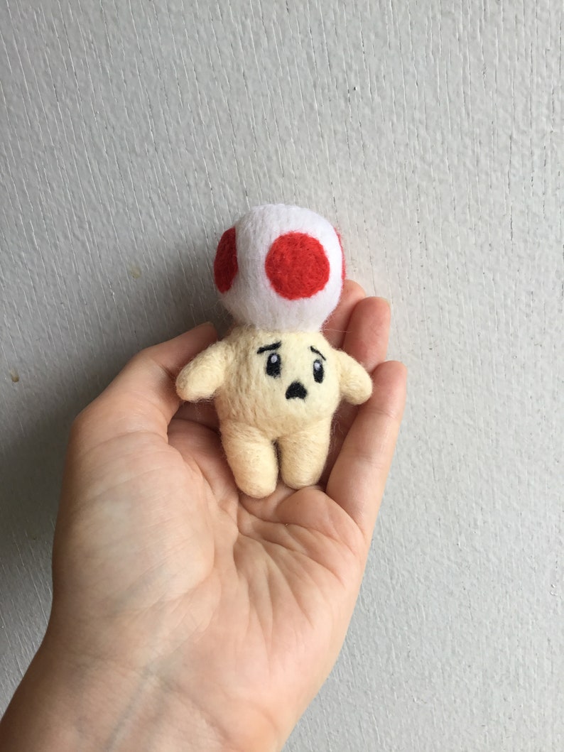 Toad but He's Naked and Afraid Needle Felted 100% Sheep - Etsy