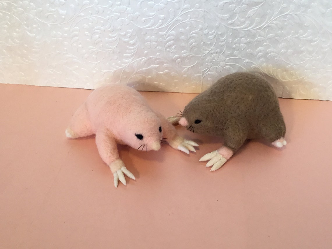 OSRS Giant Mole Needle Felted Wool Figure - Etsy