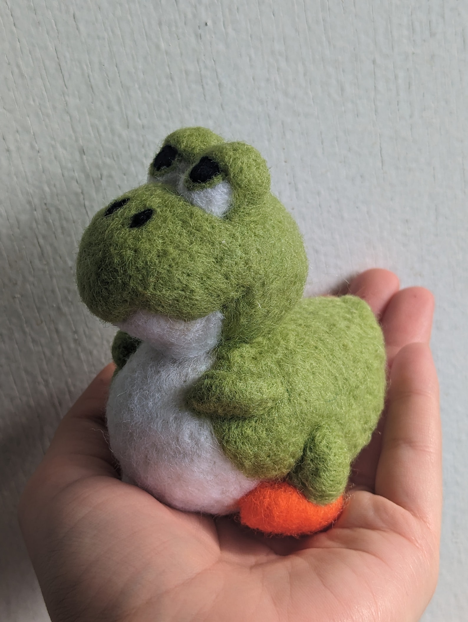 Baby Yoshi - Needle Felted Figures - 100% Wool - Etsy