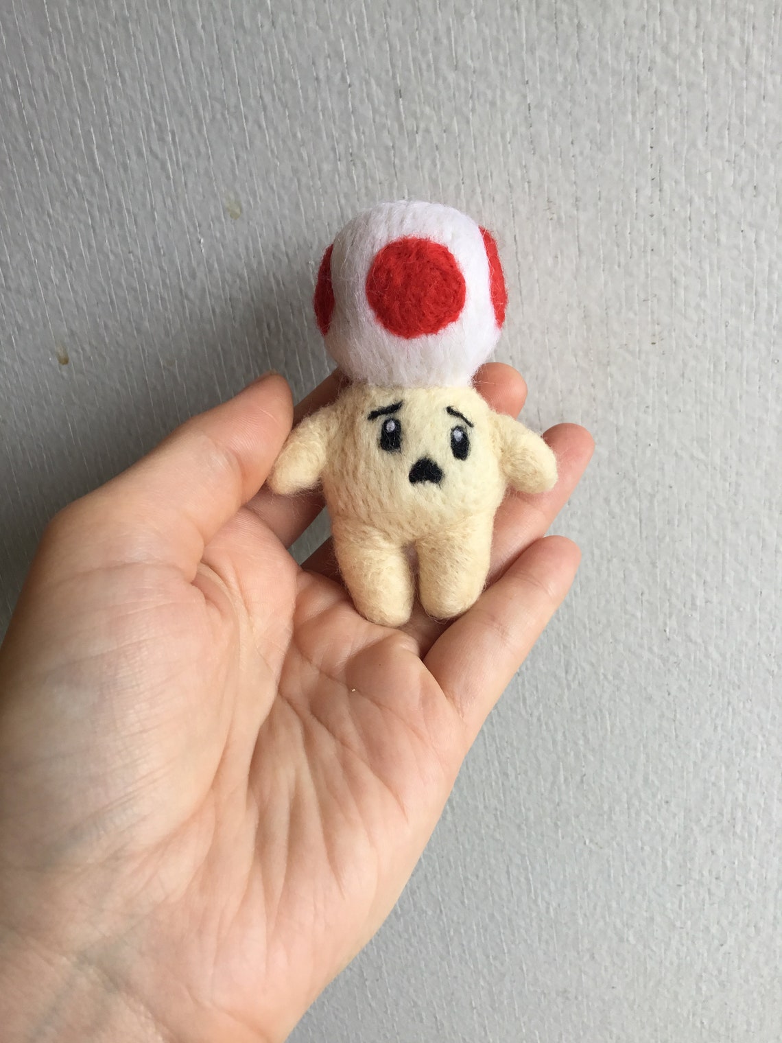 Toad but He's Naked and Afraid Needle Felted 100% Sheep - Etsy