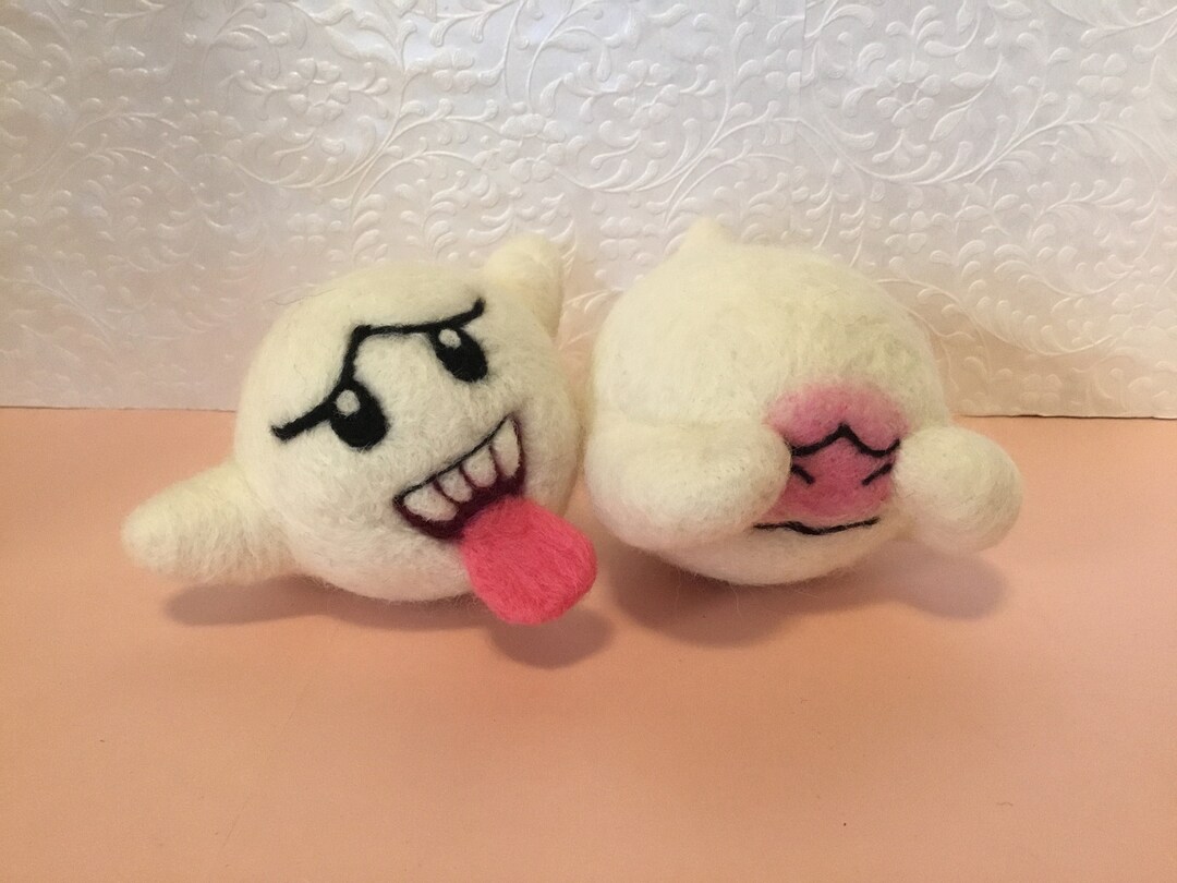 Needle Felted Large Boo & Shy Boo LARGE - Etsy