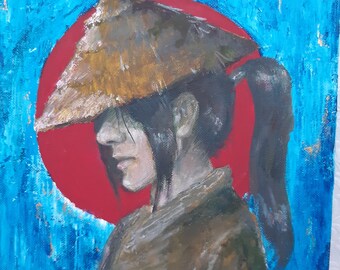 Straw Hat Samurai - Etsy