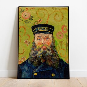 Vincent Van Gogh Exhibition Poster Digital Downloads, the Postman ...