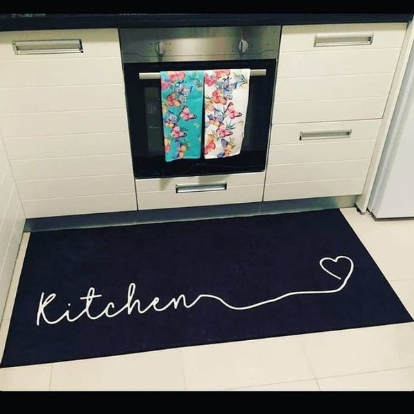 Personalized Kitchen Rug - Etsy