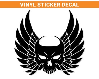 Skull Car Window Decal - Etsy UK