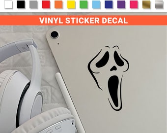 Scream Mask Decal Horror/movie Car Window Decal Laptop - Etsy