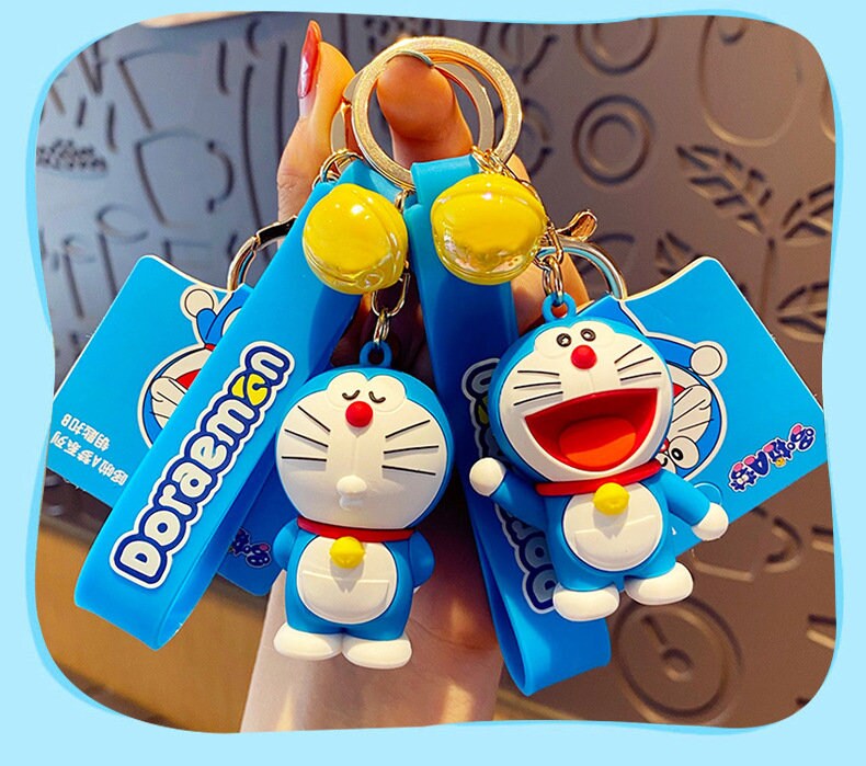 Doraemon Keychain - Etsy