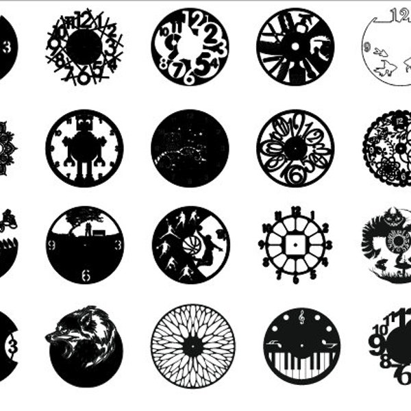 Clock Drawing - Etsy