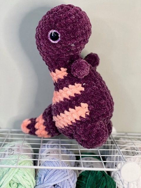 Plushie T-rex Dinosaur, Handmade to Order, Extra Soft and Snuggly ...