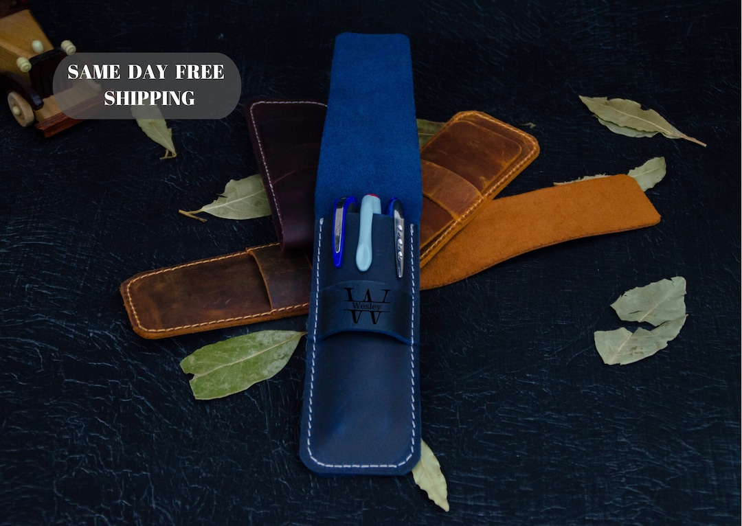 Personalized Handmade Leather Fountain Pen Holder Leather Pen - Etsy