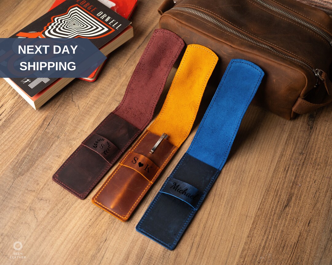 Leather Pencil Case Leather Pencil Pouch Pen Leather Case Tool Case ...