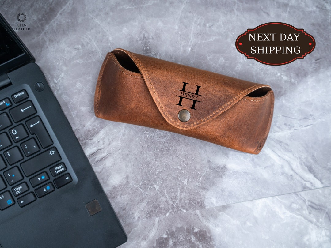 Personalized Leather Glasses Case, Custom Glasses Box, Soft Glasses ...