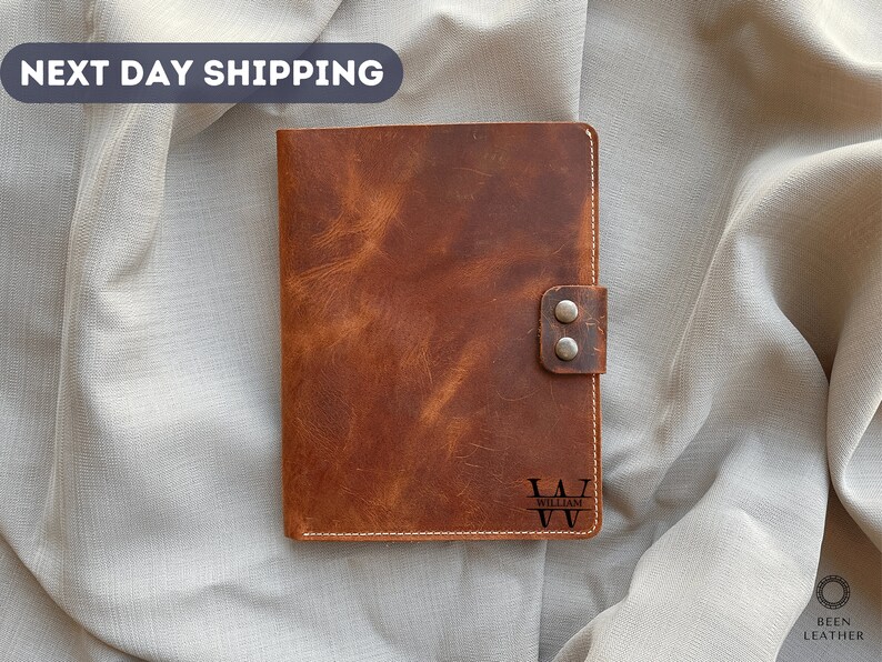 Personalized Leather Padfolio Portfolio for Notebook Leather - Etsy