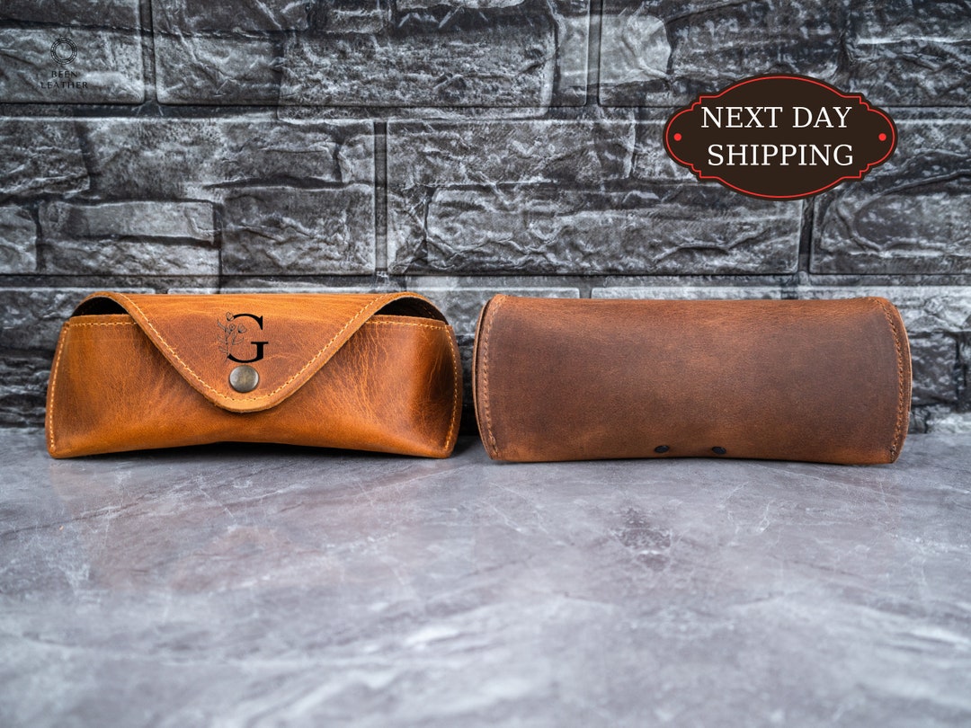 Personalized Leather Glasses Case, Christmas Gift, Glasses Box ...