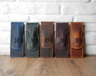 Leather Pencil Case Leather Pencil Pouch Pen Leather Case Tool Case ...