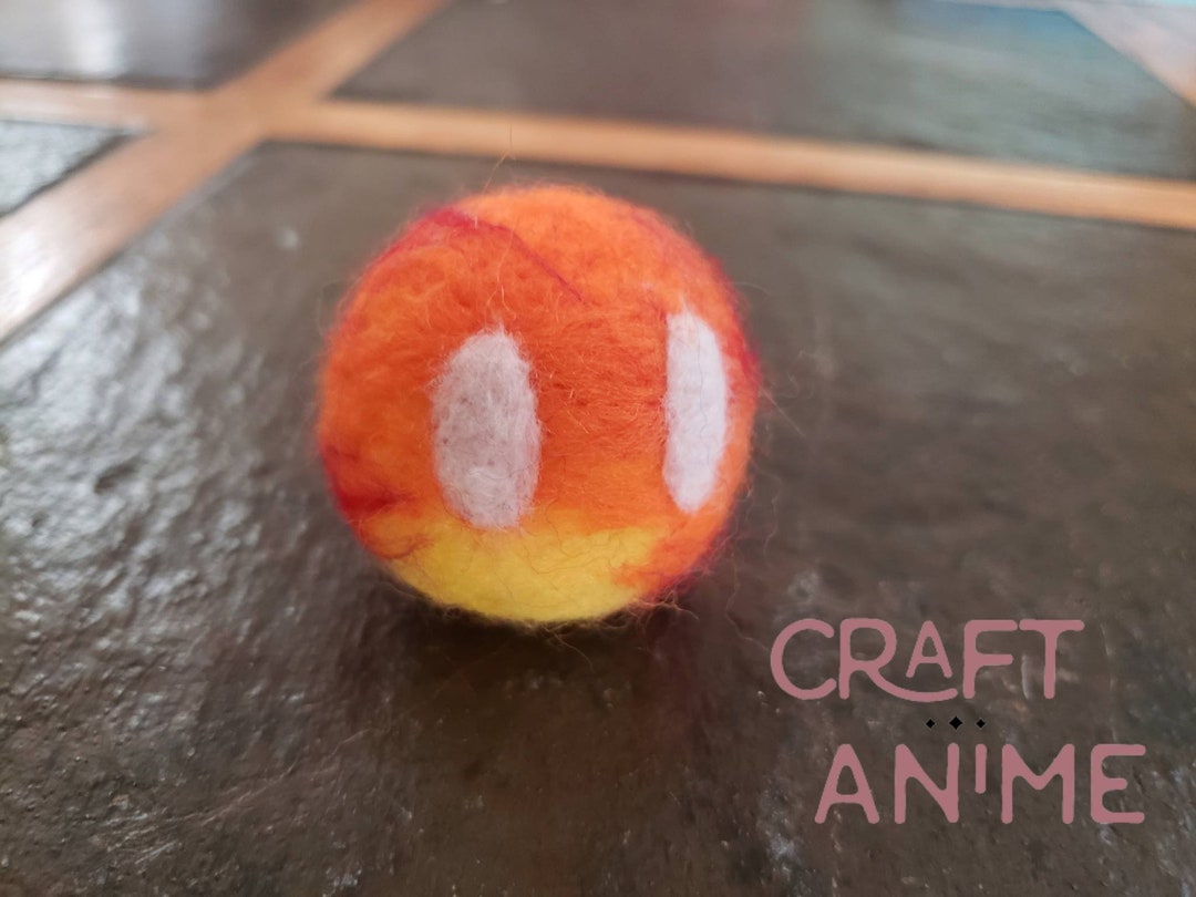 Pyro Pocket Slime Genshin Impact Felted Collectible - Etsy