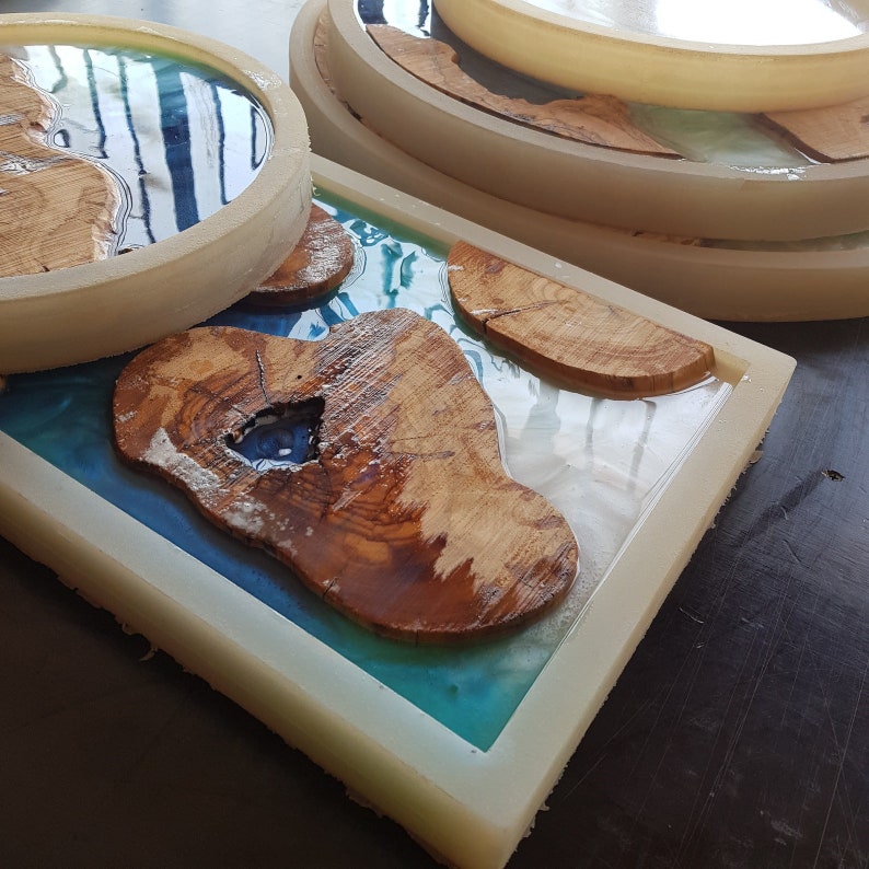 Resin Silicone Molds, Reusable Epoxy Molds, Rectangle Silicone Mold ...