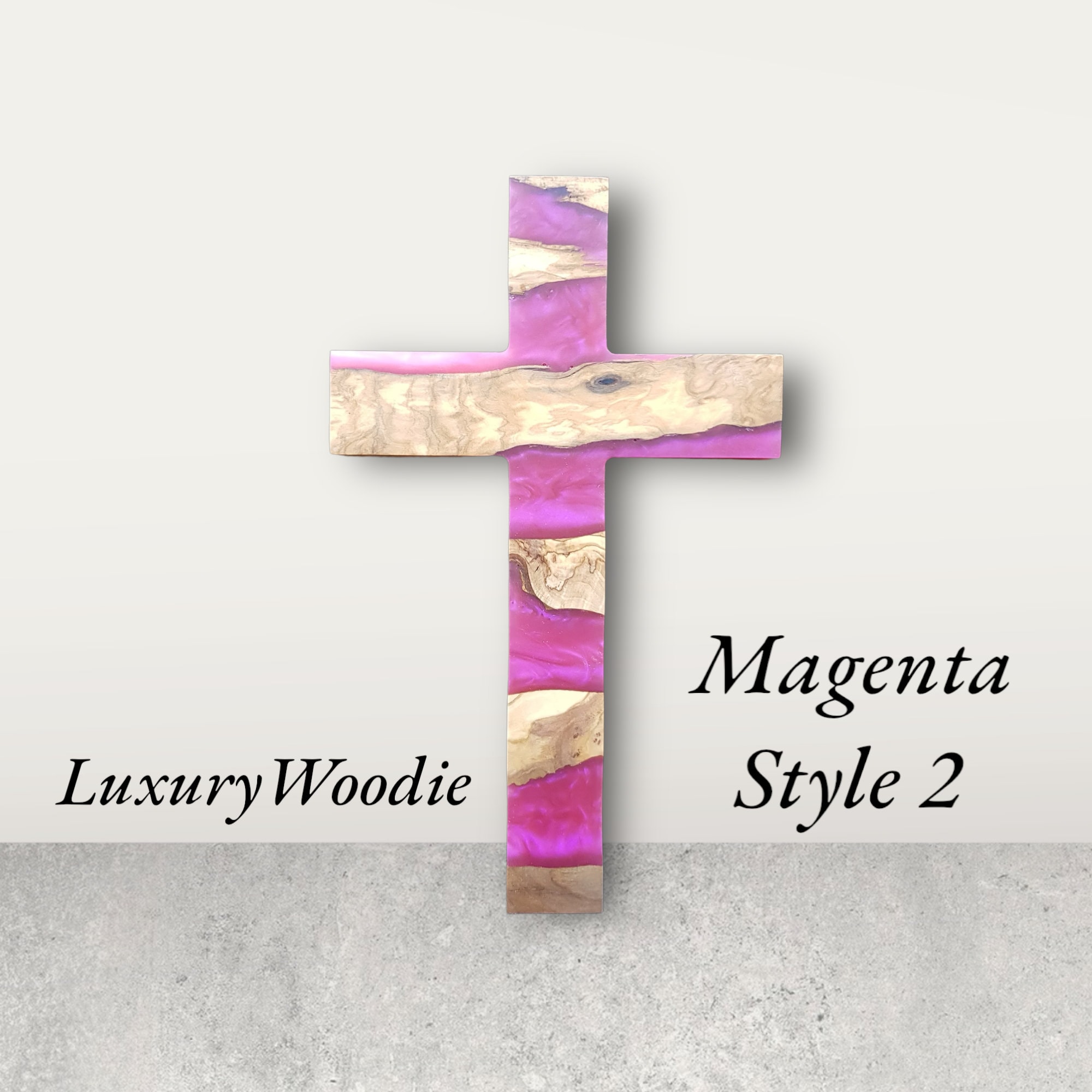 Custom Handmade Resin and Olive Wood Wall Cross Wooden Wall - Etsy