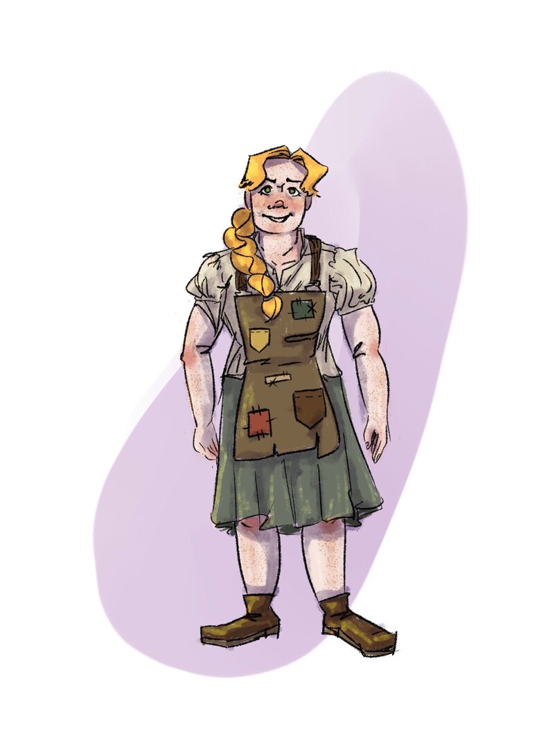 D&D Character Art Commission for TTRPG Player Character Sheet - Etsy