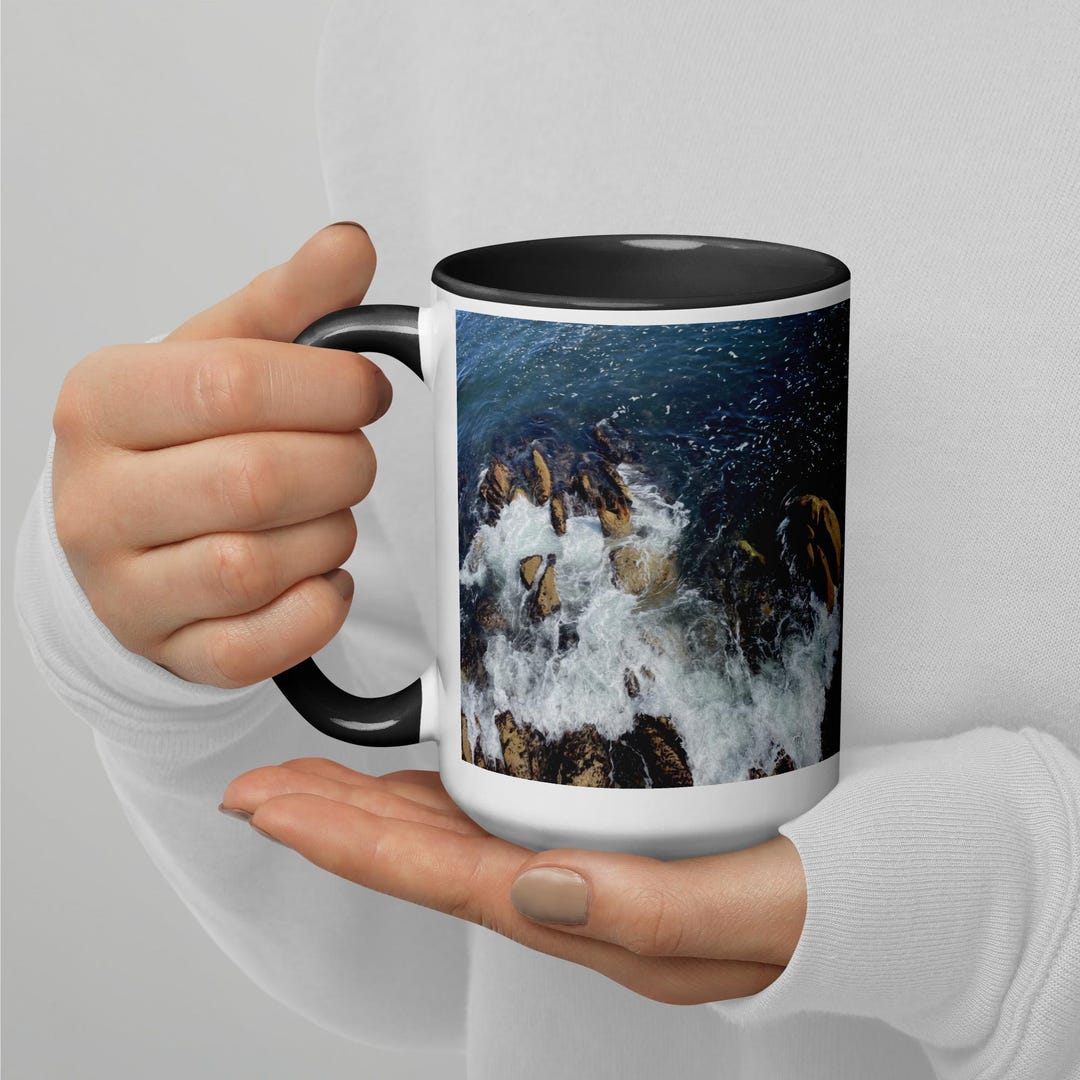 Monterey Bay C Mug With Color Inside - Etsy