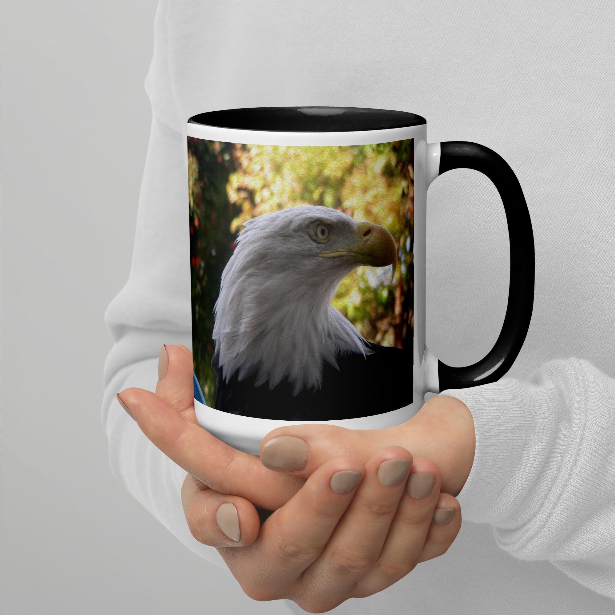 Bald Eagle Mug With Color Inside - Etsy