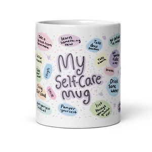 My Self Care Mug, Self Care Cup, Positive Affirmations Mug ...