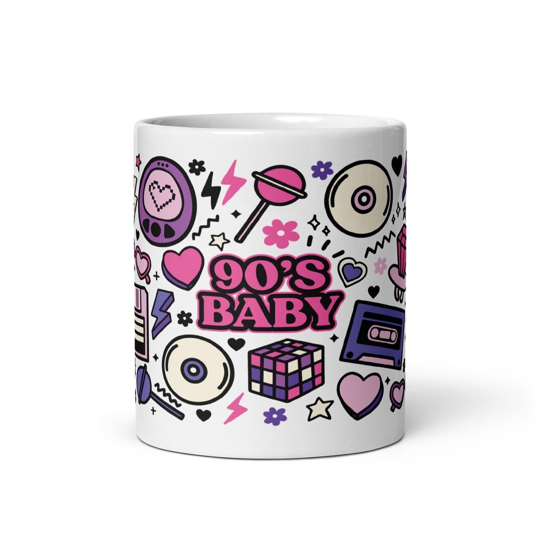 90s Baby Mug, Retro Style Mug, 1990s Coffee Mug, 1990's Gift - Etsy