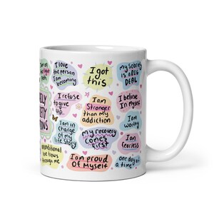 My Daily Sobriety Mug, Sobriety Mug, Sober Mug, Sobriety Gift, Sober ...