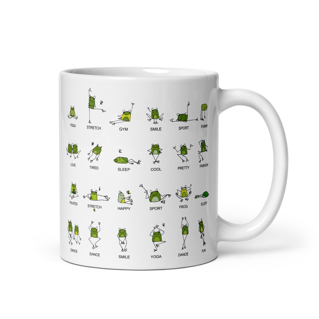 Frog Mug, Funny Frog Mug, Cute Frog Mug, Frog Lover Gift, Cute Frog ...