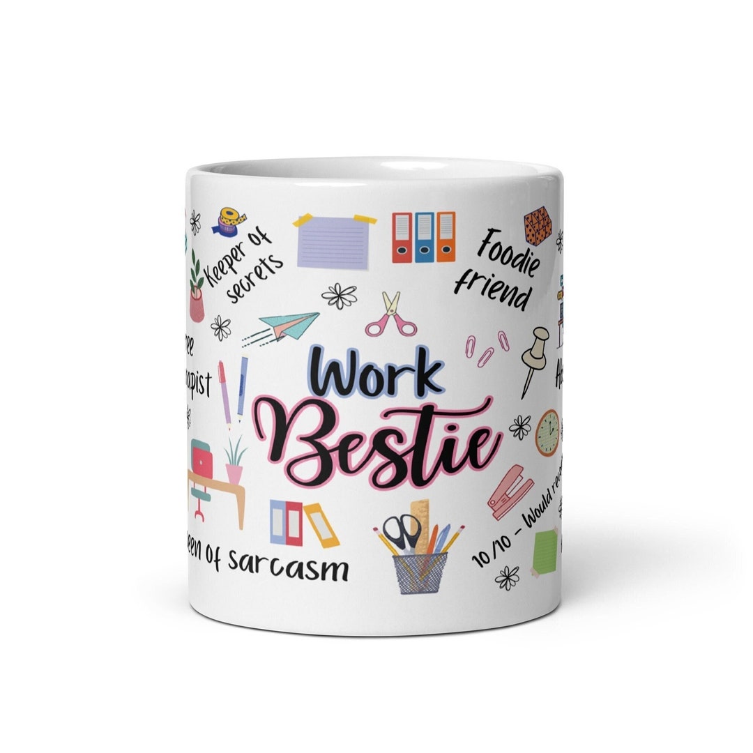 Work Bestie Mug, Work Bestie Gift,work Best Friend, Work Colleague Gift ...