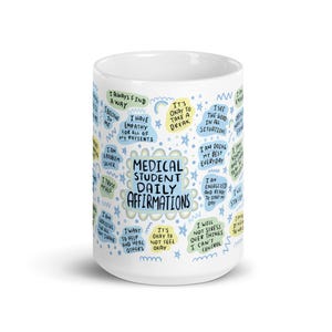 Medical Student Daily Affirmations Mug, Medical Student Mugs, Medical ...
