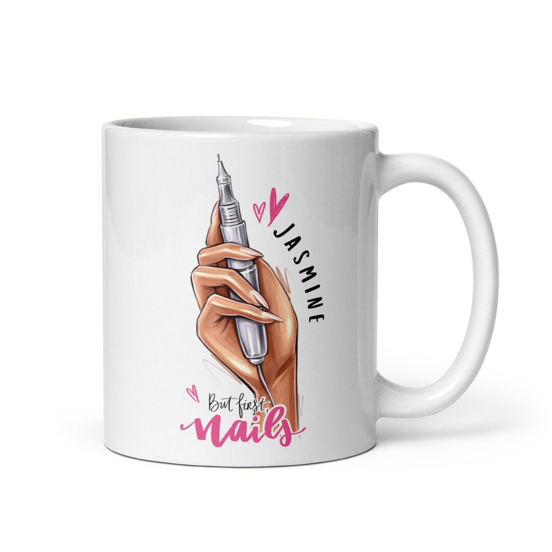 Personalised Nail Tech Mug, Personalised Nail Technician Mug ...