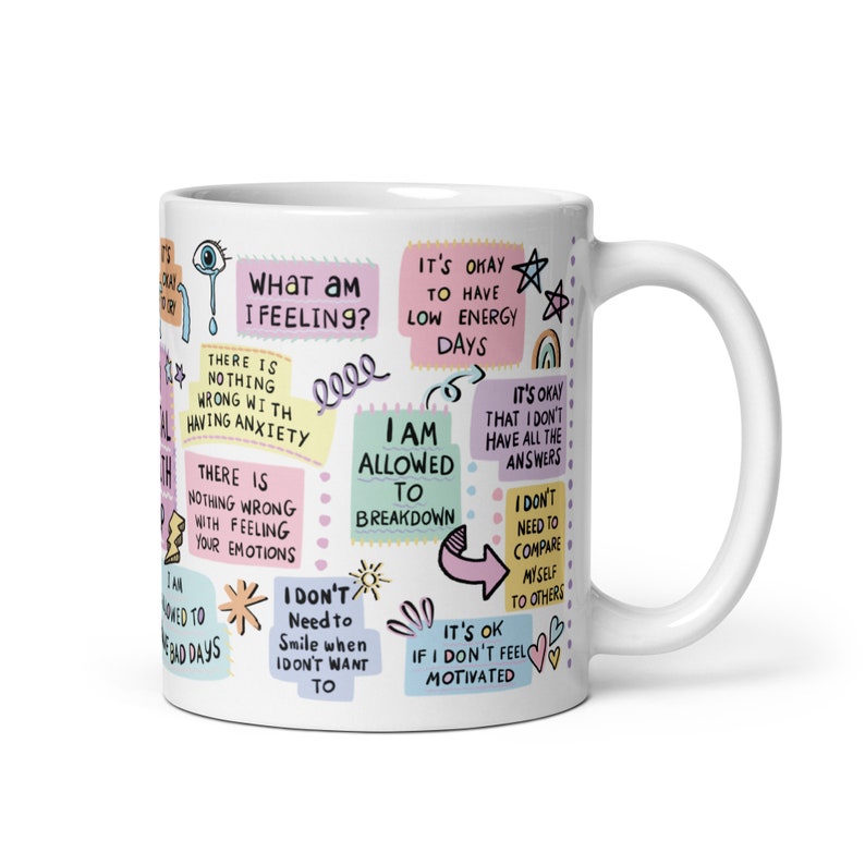 Mental Health Support Mug, Anxiety Mug, Mental Health Matters Mug ...