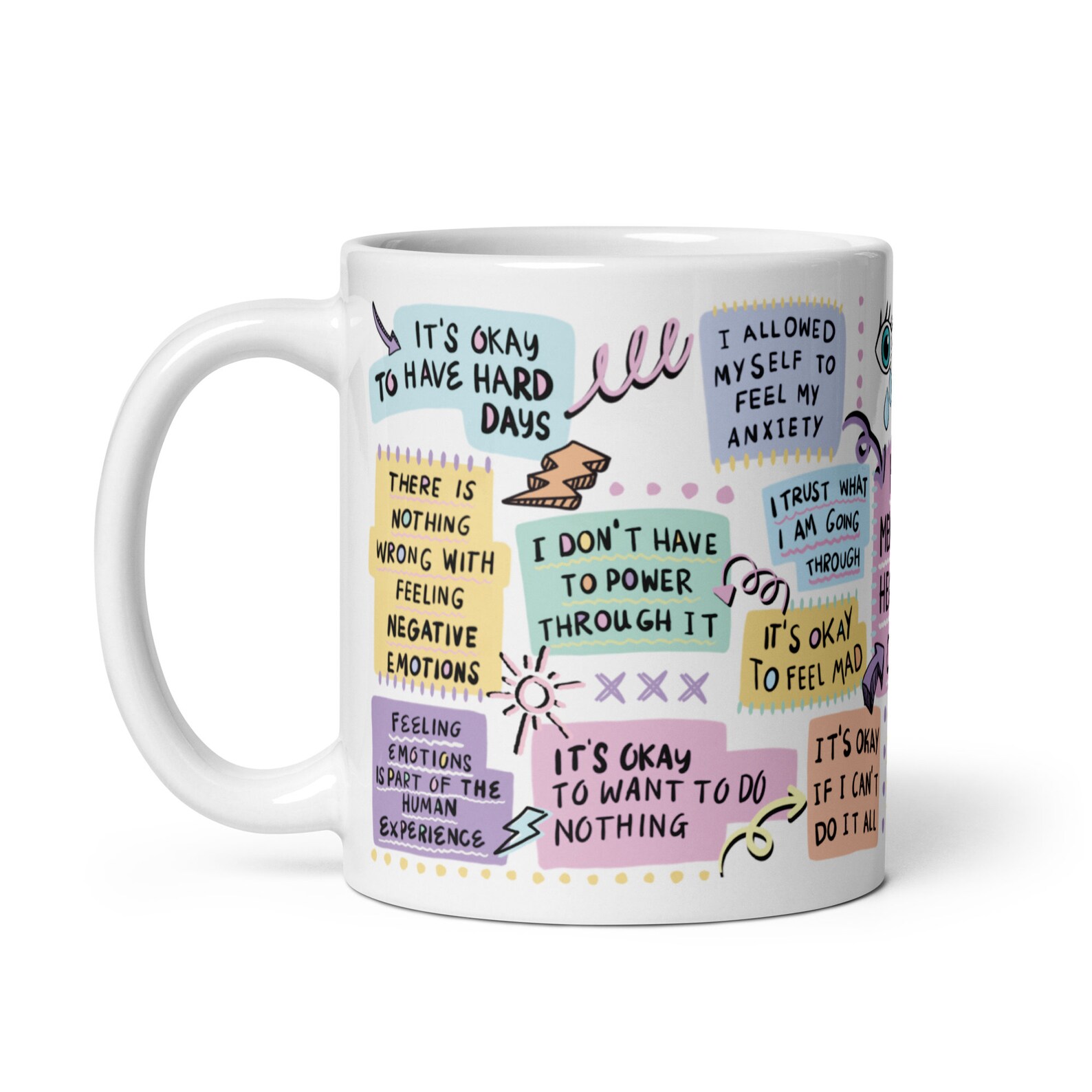 Mental Health Support Mug, Anxiety Mug, Mental Health Matters Mug ...