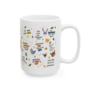 Positive Mindset Mug, Mug Positive, Mental Health Awareness, Daily ...