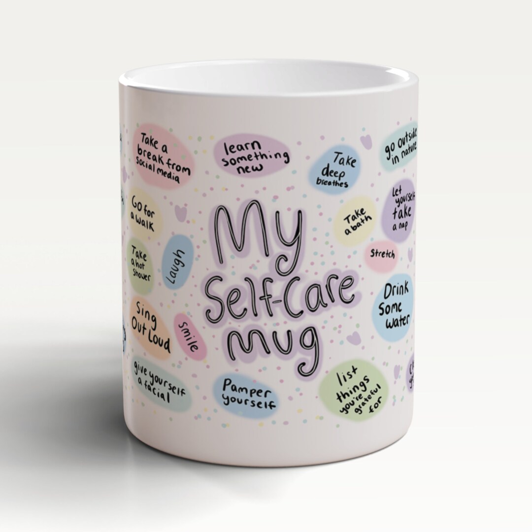 My Self Care Mug, Self Care Cup, Positive Affirmations Mug ...